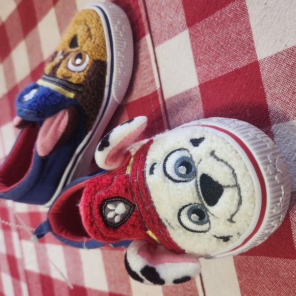 Paw Patrol | Shoes | Paw Patrol Kids Slipon Shoes Blue And Red | Poshmark